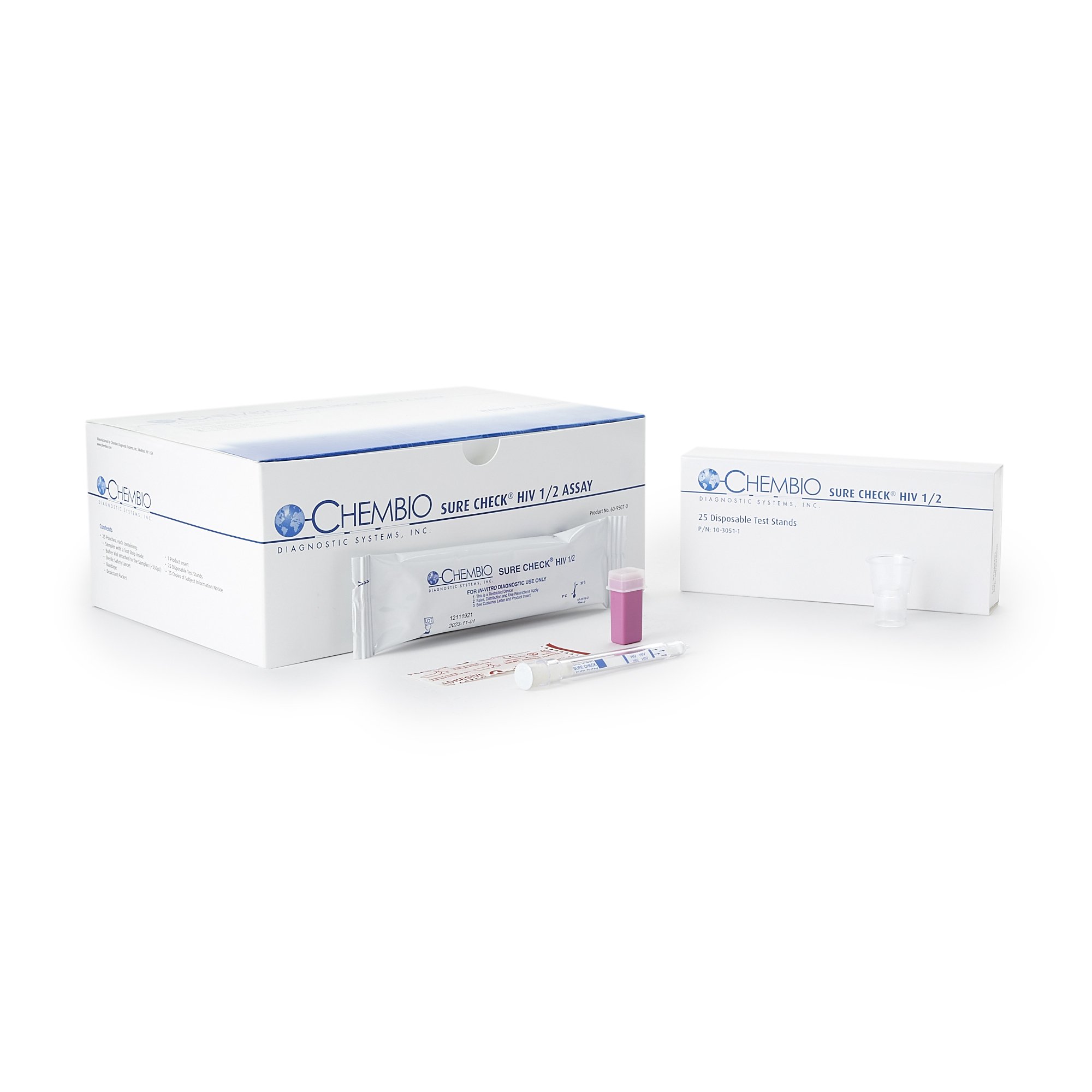 RAPID TEST, SURE-CHECK HIV 1/2ASSAY 25TEST FINGER STICK – ESG Supplies